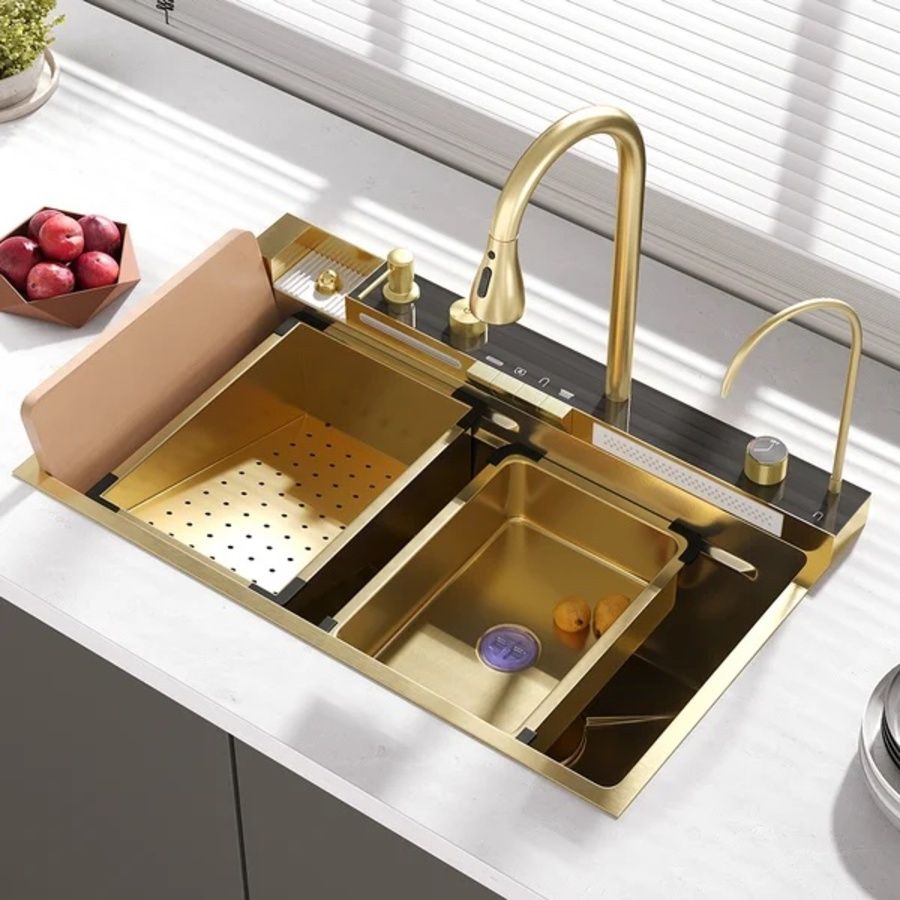 This luxury-yet-practical sink trend is a kitchen must-have | Livingetc
