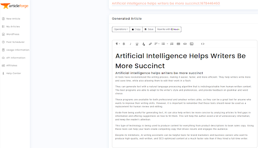 Articleforge review | TechRadar