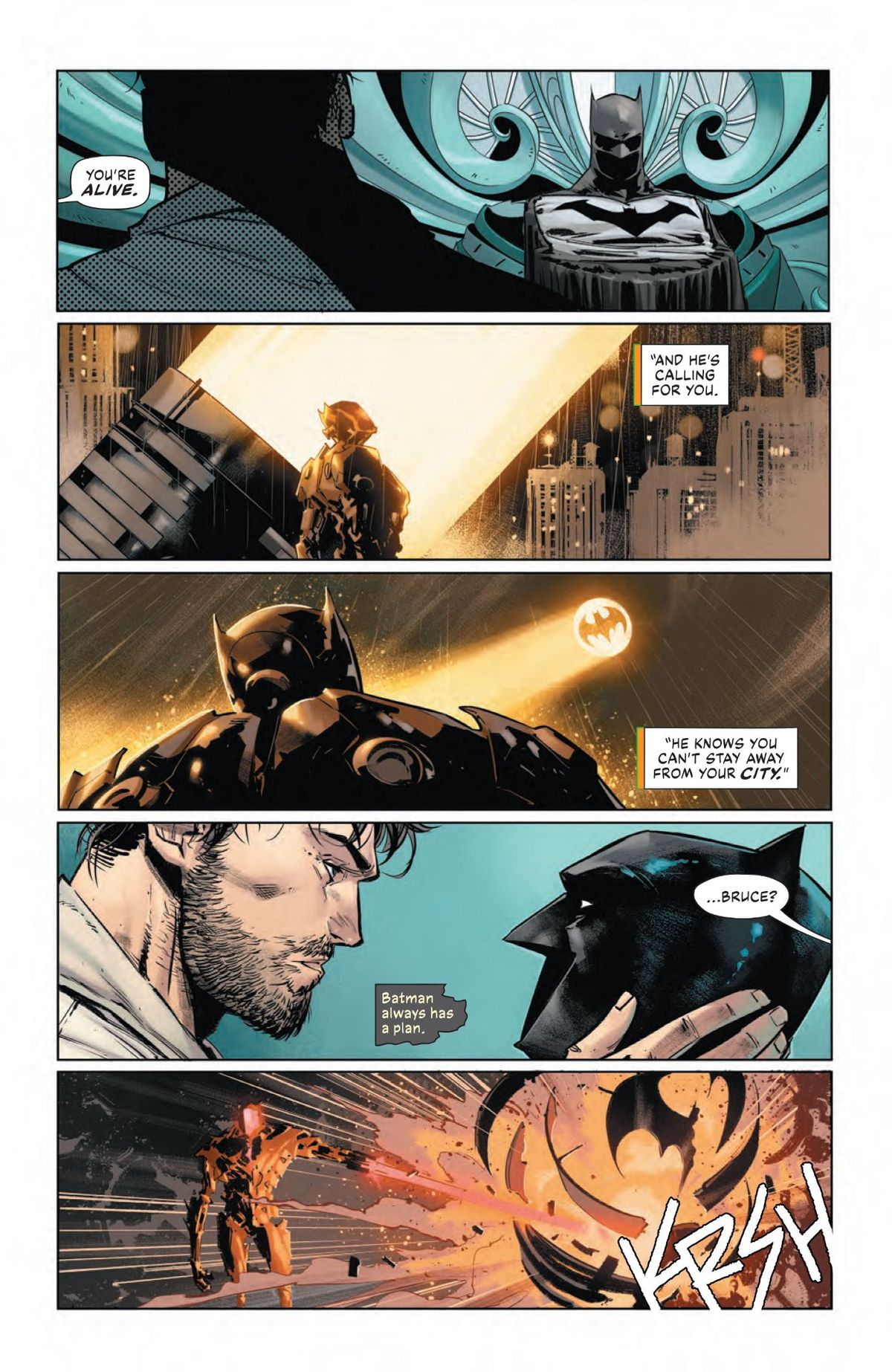 Failsafe vs. the Justice League in Batman #128 | GamesRadar+