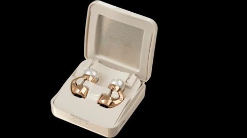 These pearl earrings at CES 2023 can play music, take calls — why they ...