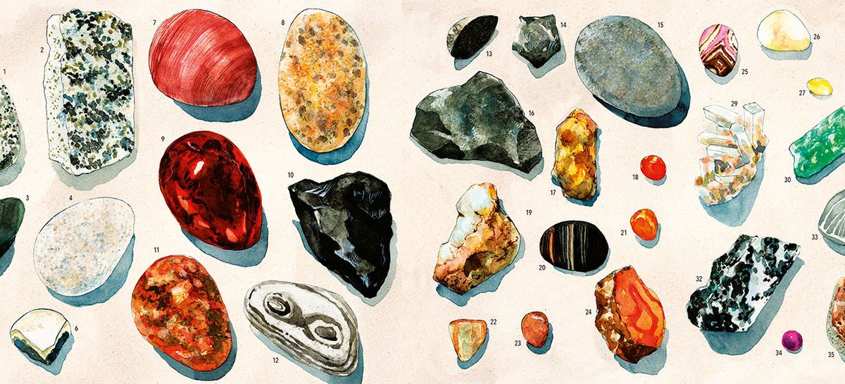 How to identify the pebbles you find on Britain's beaches | Country Life