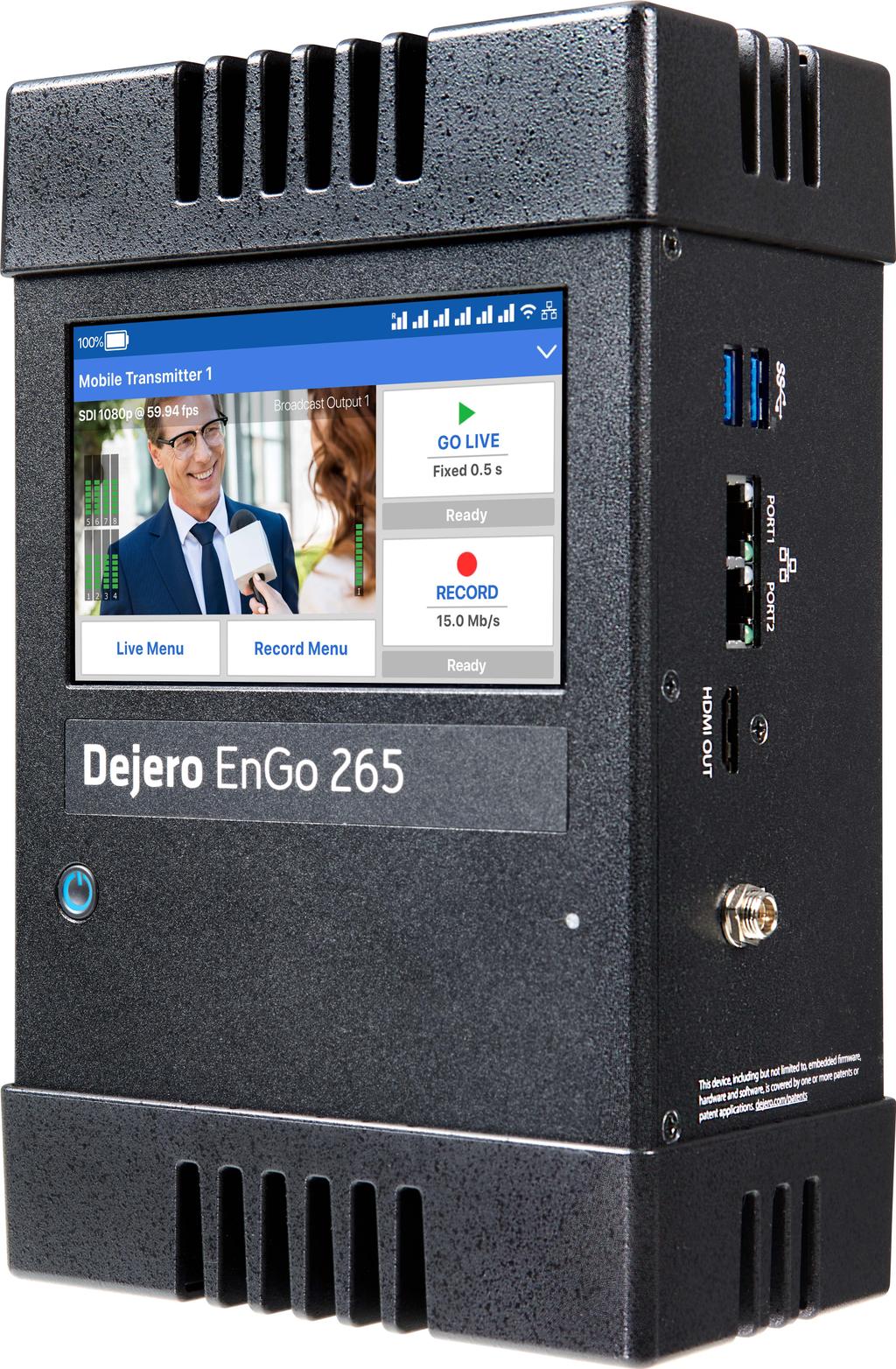Dejero's New EnGo 265 Mobile Backpack Features Lower Latency, Enhanced ...