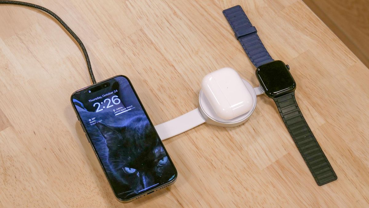 My favorite new MagsSafe charger is super compact and can charge 3 ...