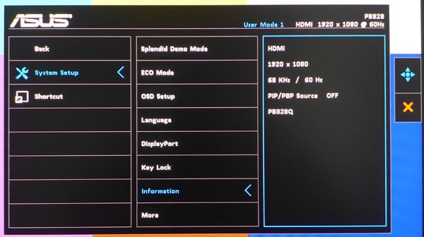 Asus PB328Q Monitor OSD Setup & Calibration