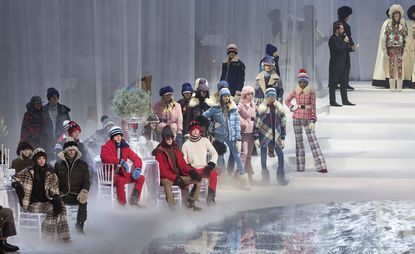 Let it snow: Moncler Grenoble hosts a winter ball for its A/W 2017 show ...