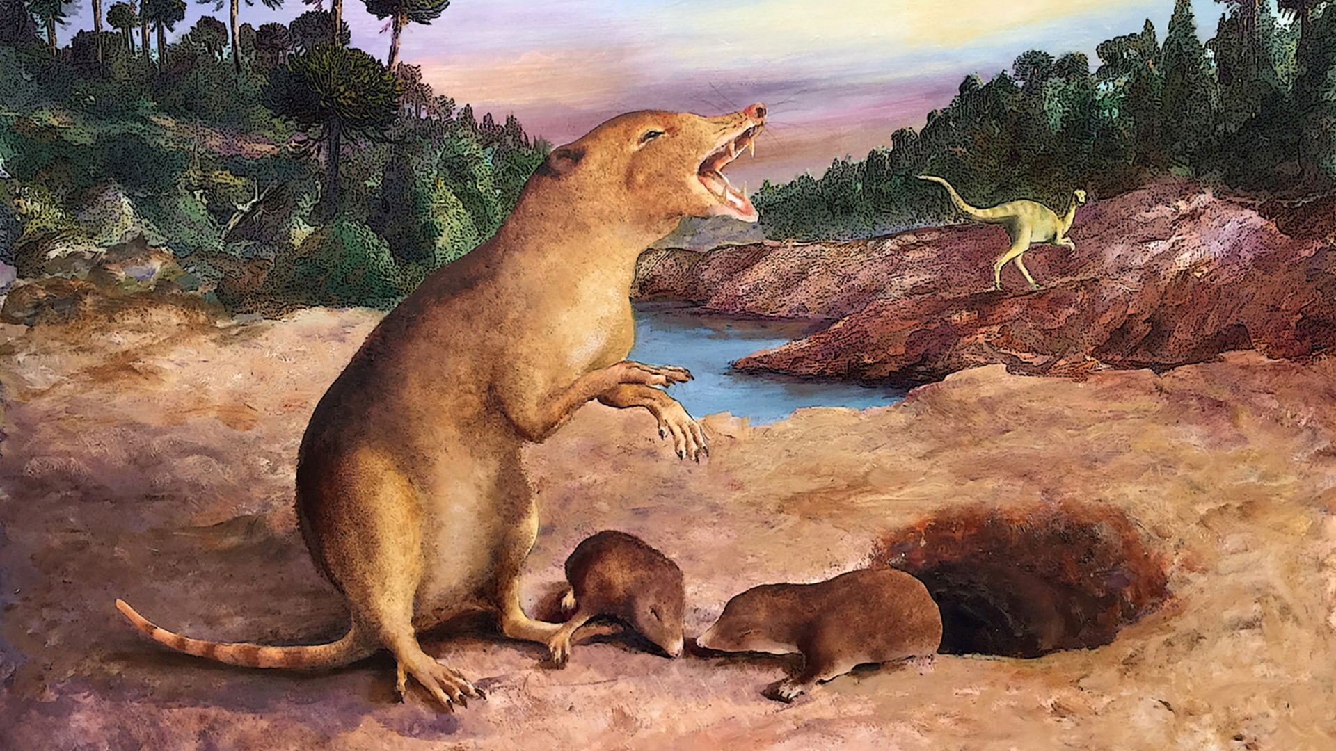 Mammals lived alongside some of the earliest dinosaurs, controversial ...
