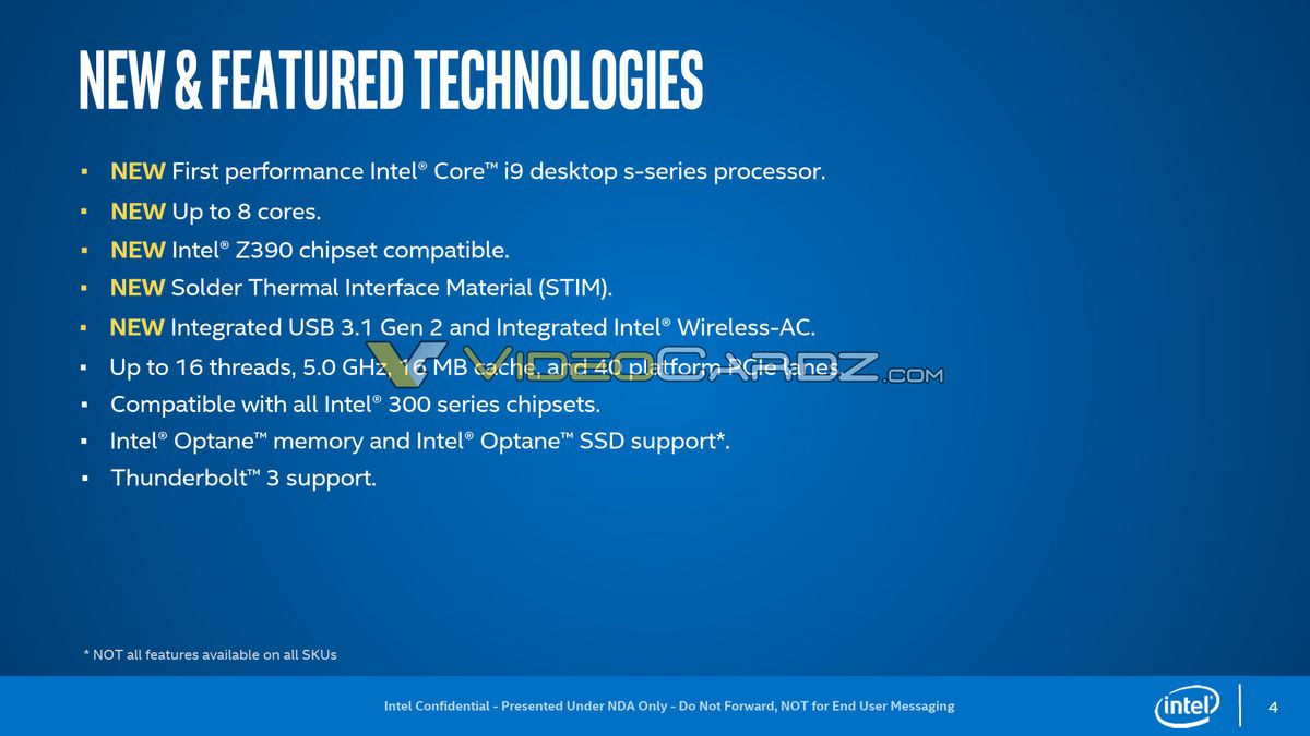 Intel Coffee Lake Refresh leak reveals new S-series performance ...