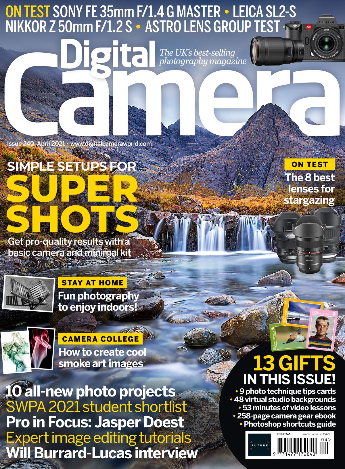 Get 13 bonus gifts with the April issue of Digital Camera, including 9 ...