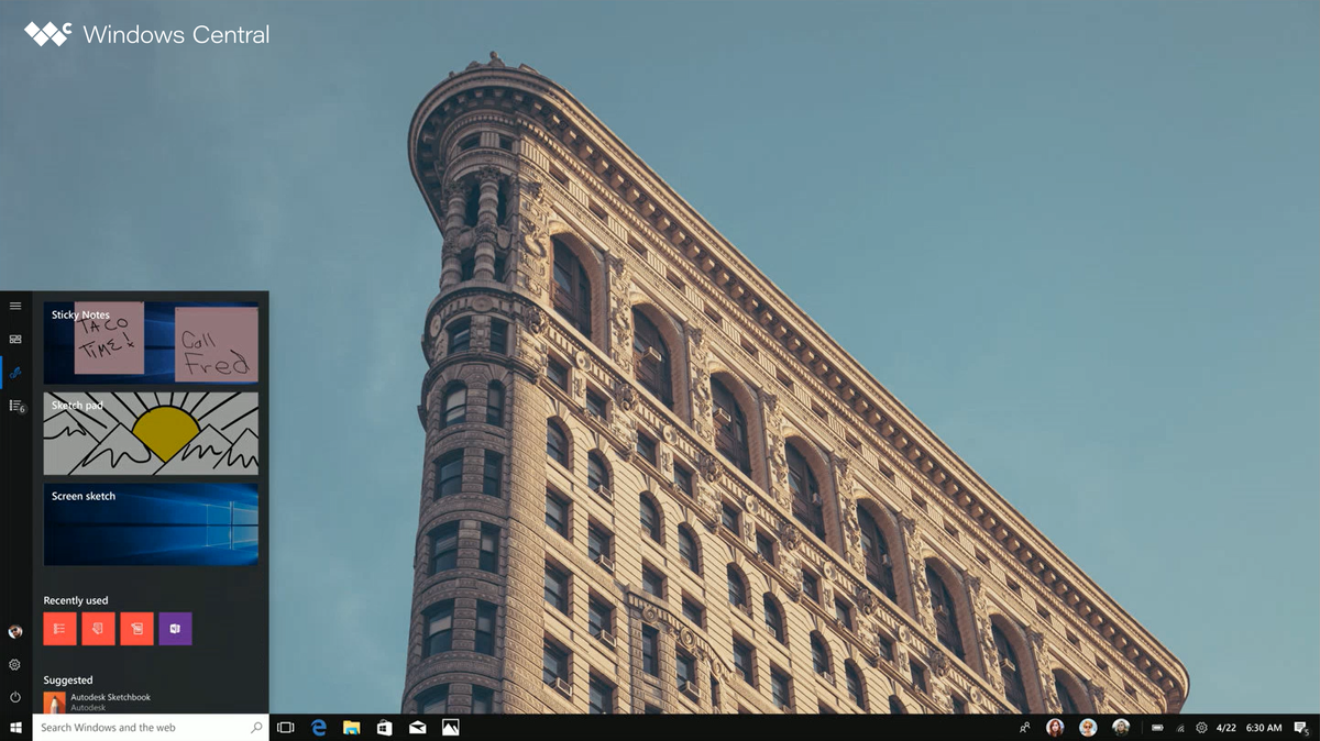 Check out this unreleased version of the Windows 10 Start Menu with ...