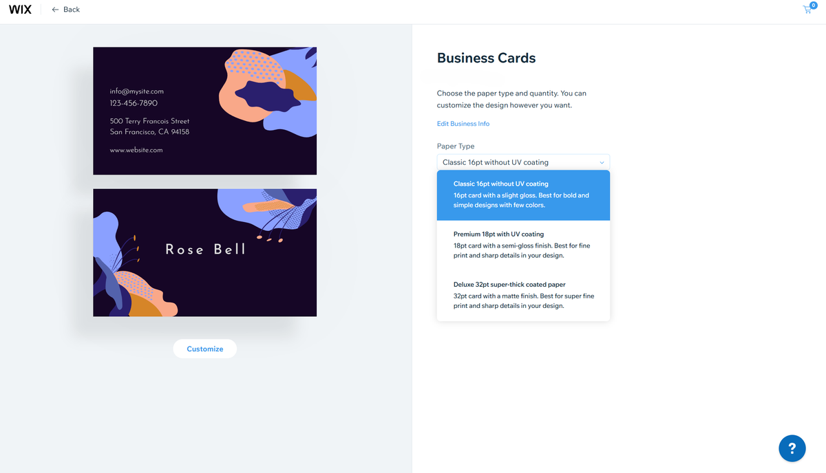 How to make a professional business card with Wix | TechRadar