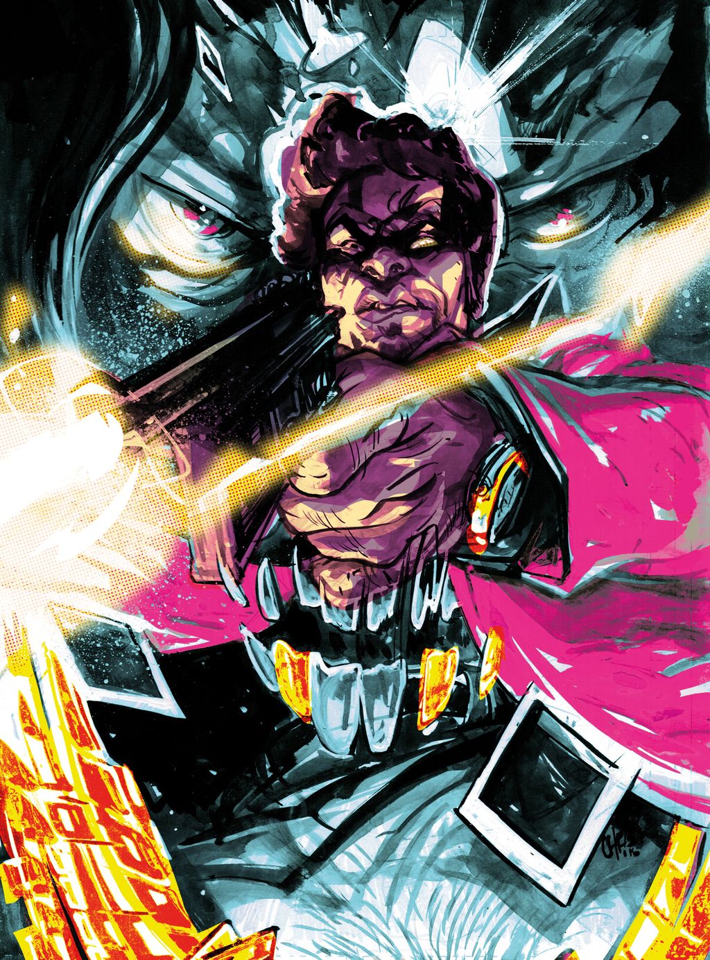 Combine traditional and digital skills to create a comic cover ...