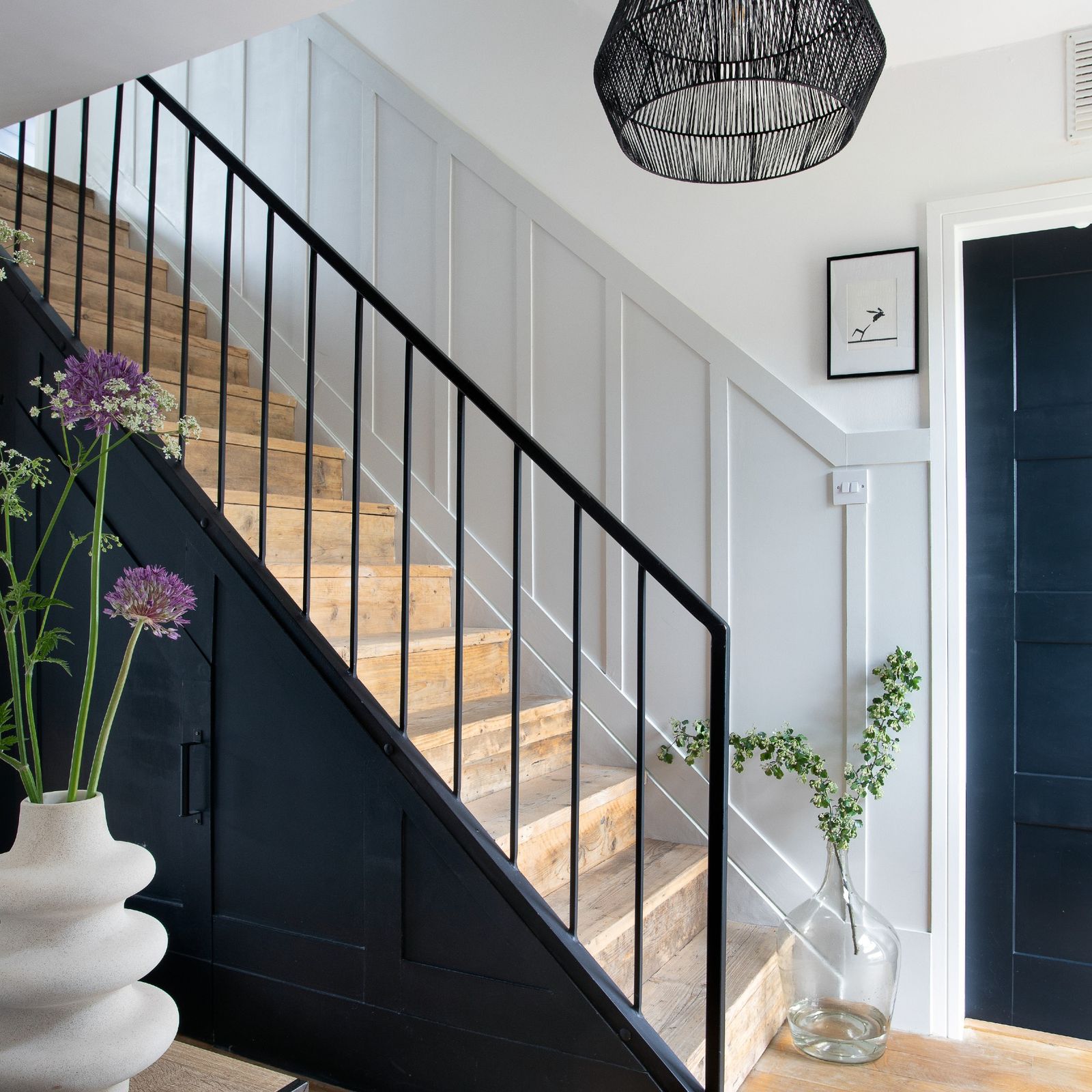 12 stair panelling ideas to step up your staircase game | Ideal Home