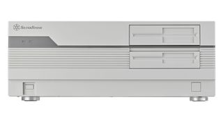 Retro PC case flaunts floppy disk-style bay cover — Silverstone FLP01 ...