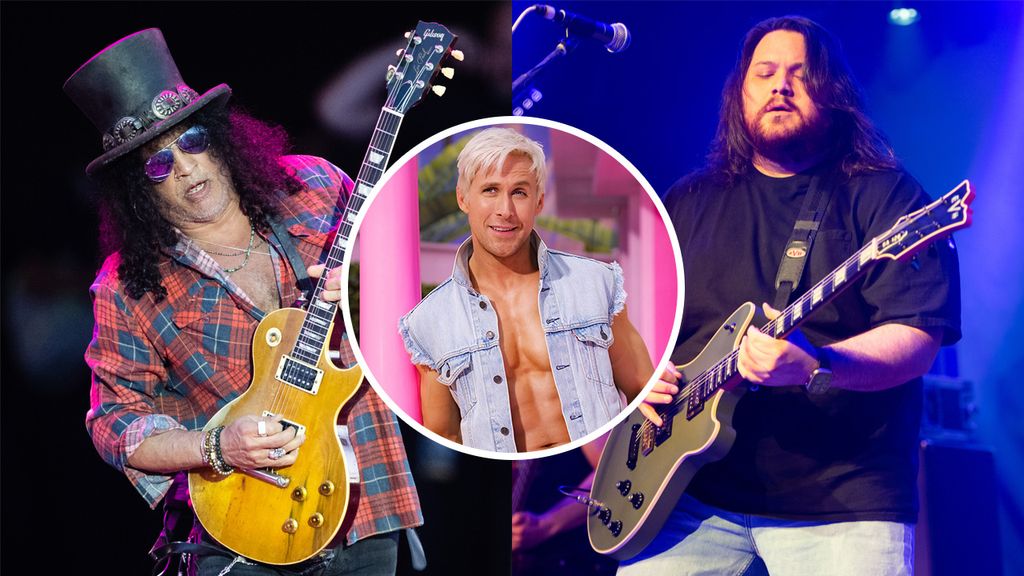 Listen to Slash and Wolfgang Van Halen play on Ryan Gosling's '80s ...