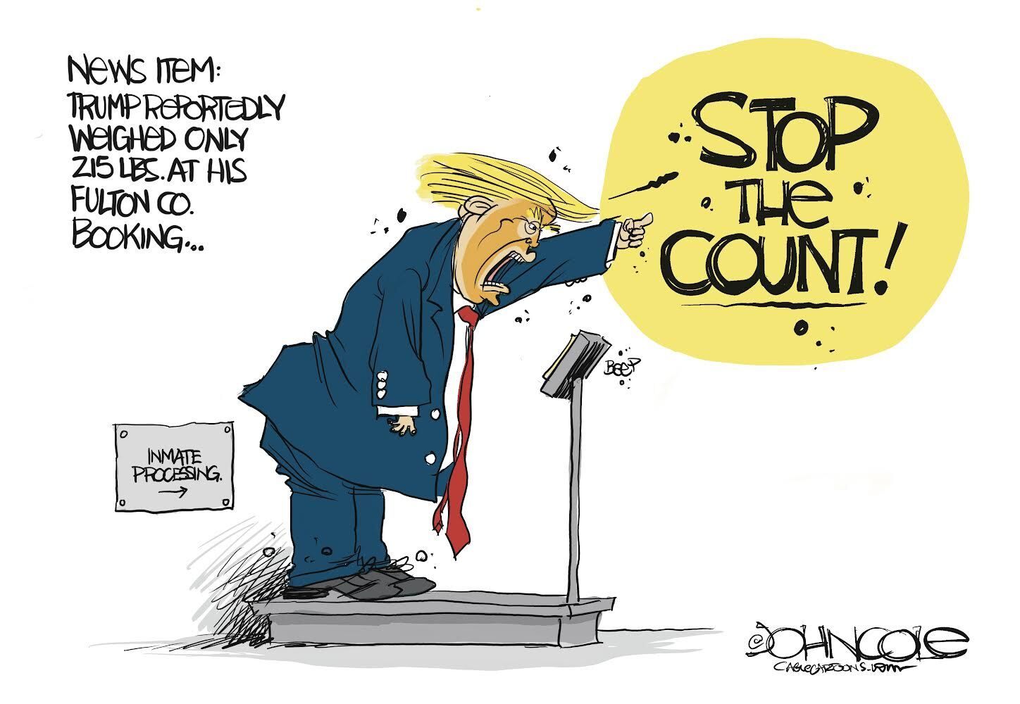 5 hilarious cartoons about Donald Trump's self-reported weight | The Week