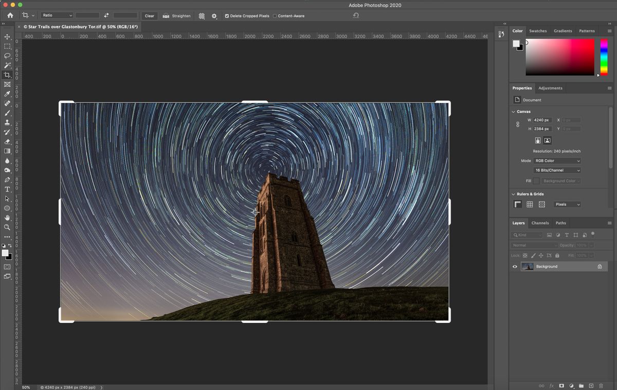 How I created a star trails composite photo at Glastonbury | Digital ...
