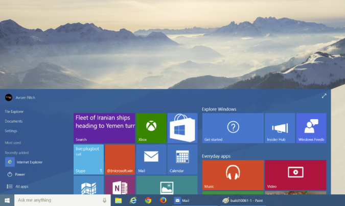 Windows 10 Build 10061: Here's What's Fixed and Broken | Laptop Mag