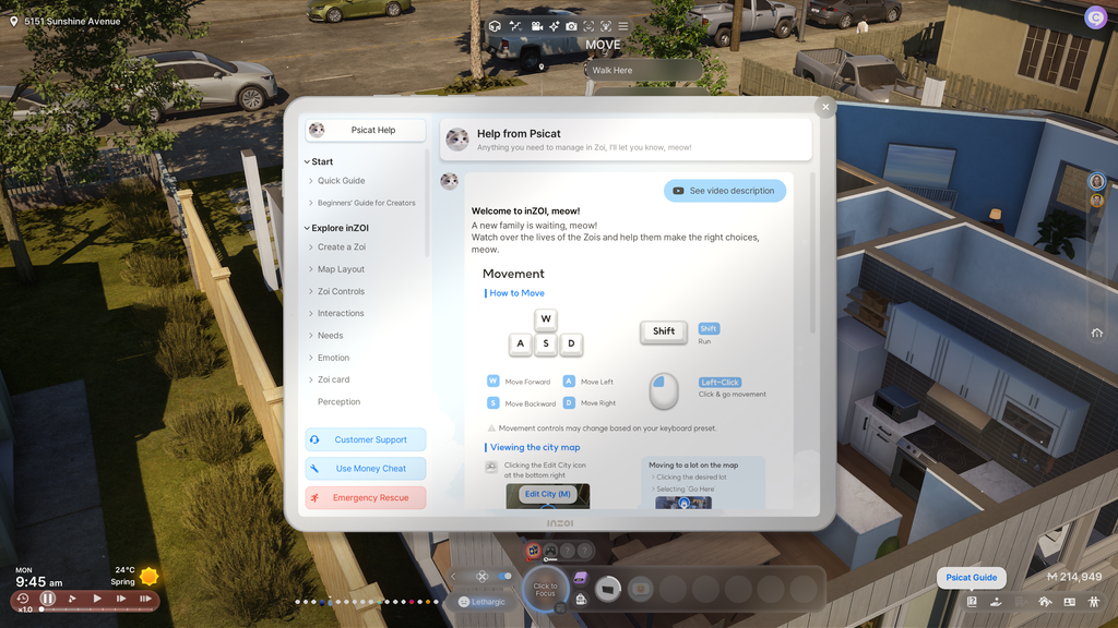 Inzoi cheats for free money and moving objects | PC Gamer