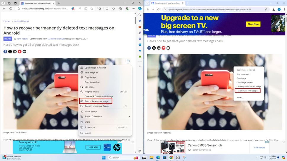 Google Reverse Image Search: How to search with an image in Google ...