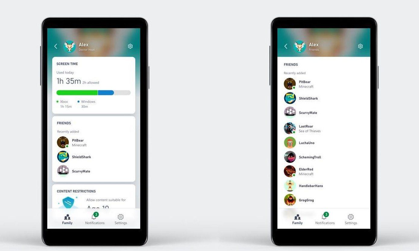 Xbox Family Settings app allows you to manage limits on Android or iOS ...
