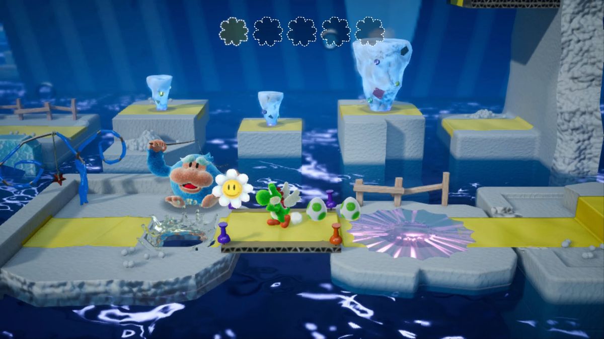 Yoshi's Crafted World Smiley Flower locations, page 4 - Yoshi’s Crafted ...