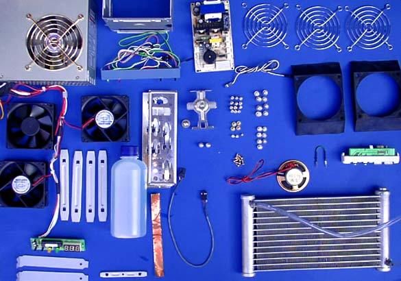 Overview: All The Components Of The Water-Cooling System - Radical Make ...