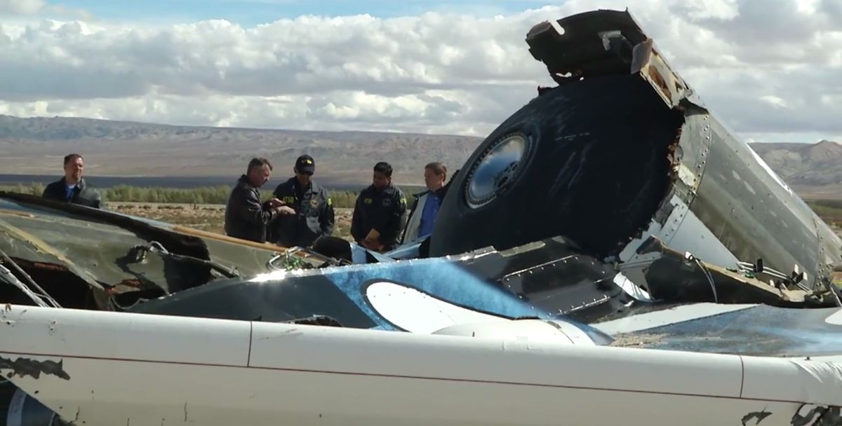 Virgin Galactic SpaceShipTwo Crash Investigation in Photos | Space