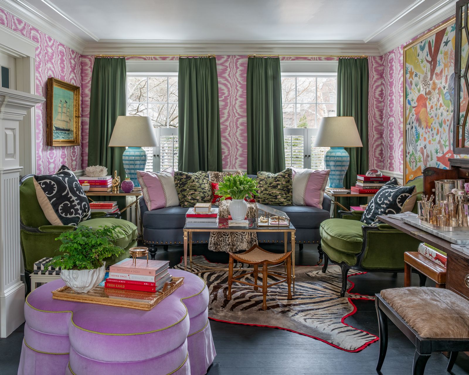 Inside an designer's maximalist Boston home | Homes and Gardens
