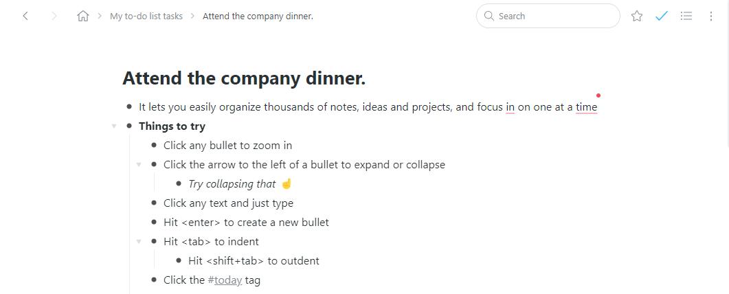 WorkFlowy | TechRadar