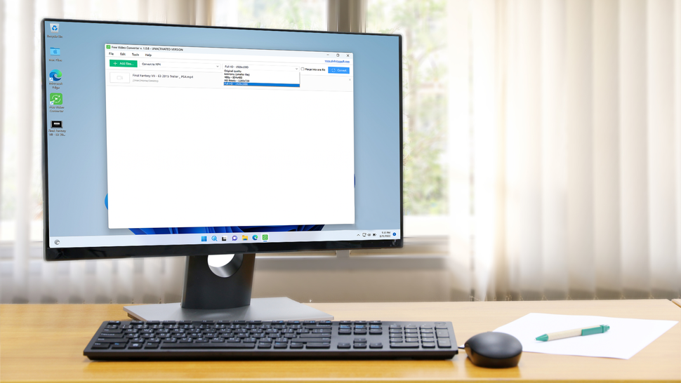How to convert your video into different formats using Free Video ...