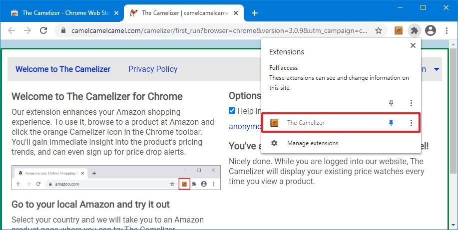 How to use The Camelizer extension to shop smarter on Amazon during ...