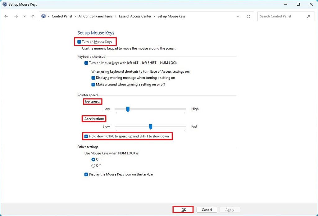 Windows 11에서 키보드를 통해 마우스를 사용하는 방법 - GAMINGDEPUTY KOREA