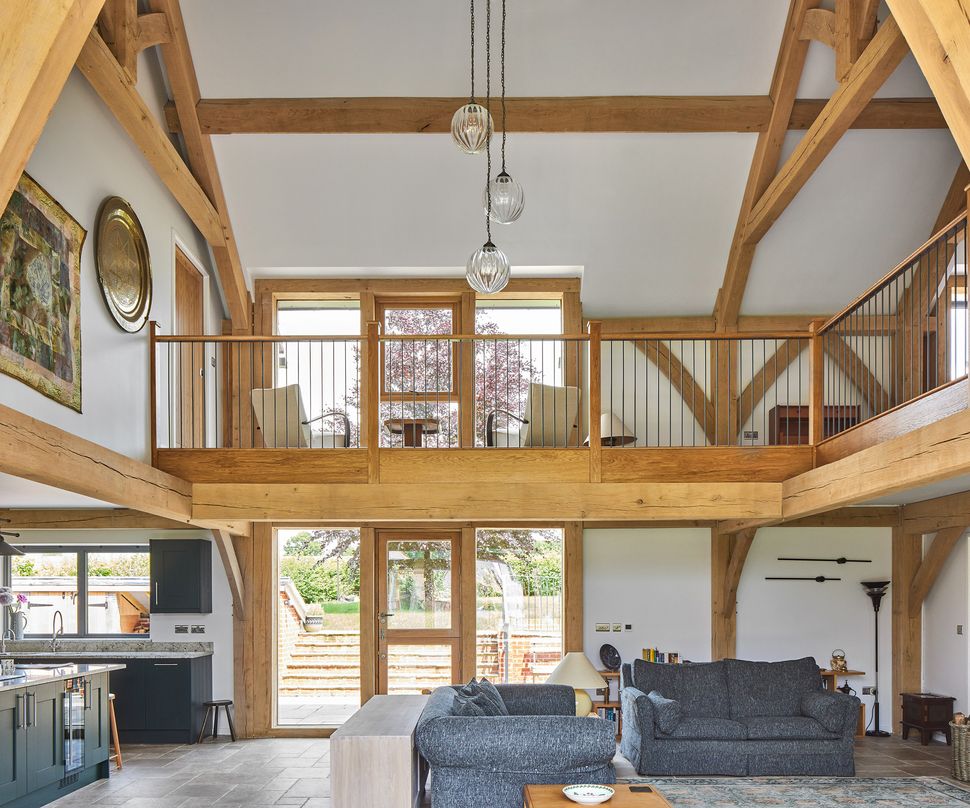 An oak frame future-proofed home built with space for all the family ...
