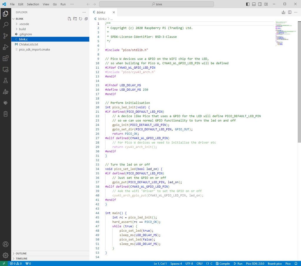 How to build Raspberry Pi Pico projects with Microsoft Visual Studio ...