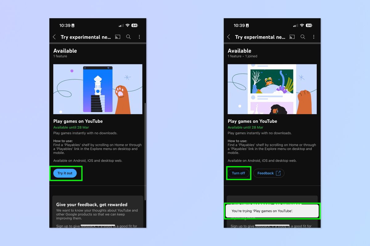 For a limited time, you can play games on YouTube — how to play now | Tom's Guide