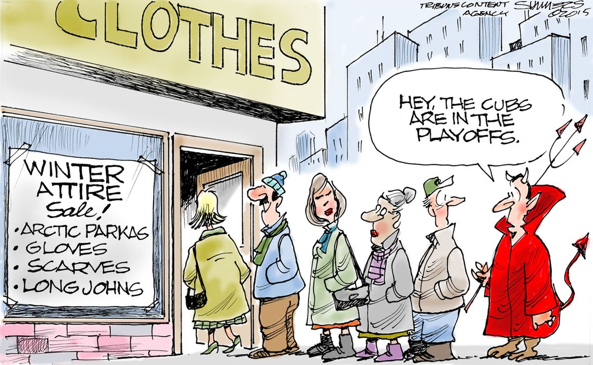 Editorial cartoon U.S. Sports Cubs Playoffs | The Week