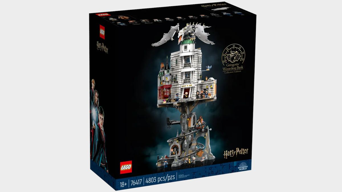 Lego Gringotts Bank set defies gravity with massive underground section ...
