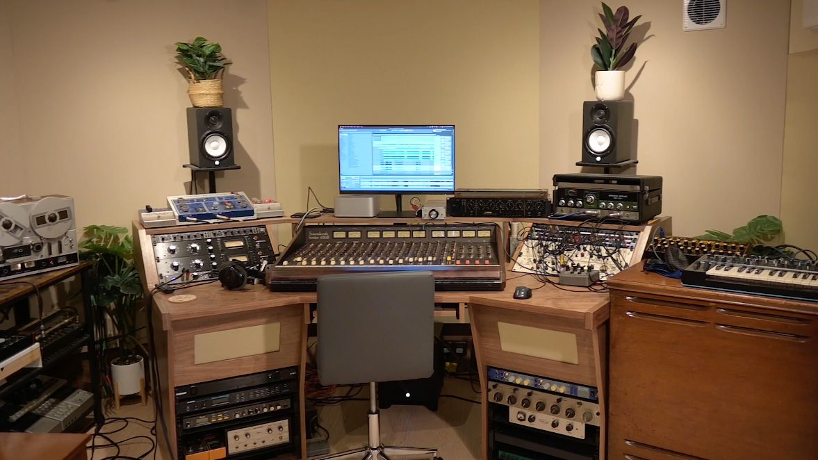 “I’d be running from the studio to other speakers in the house ...