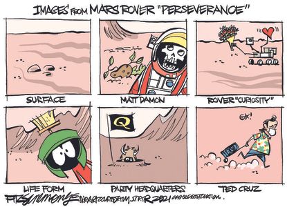 5 celestially funny cartoons about Perseverance's Mars adventure | The Week