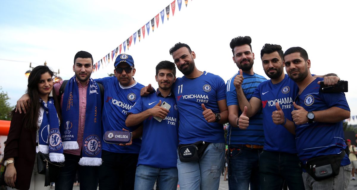 In pictures: Arsenal and Chelsea fans ahead of the Europa League final ...