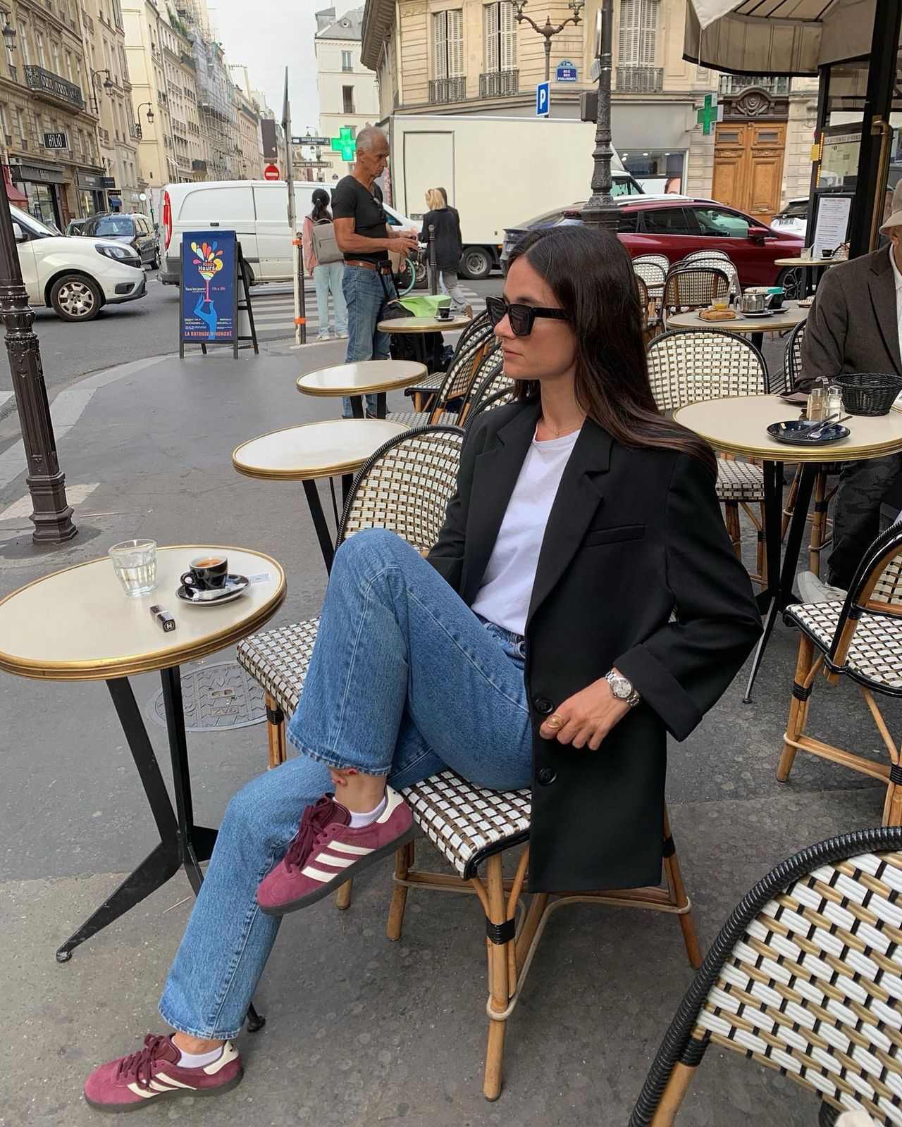 The Red Trainer Trend Keeps Cropping Up on Chic Spring Outfits | Who ...