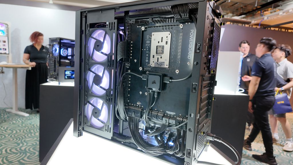 Corsair made a see-through PSU because everything looks better when you ...