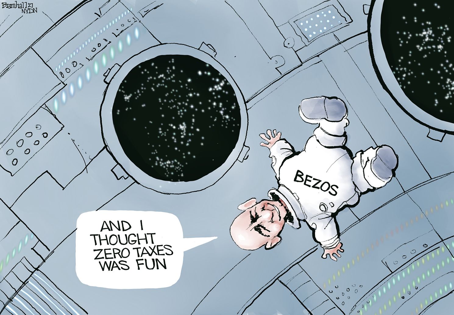5 scathingly funny cartoons about Jeff Bezos' space odyssey | The Week