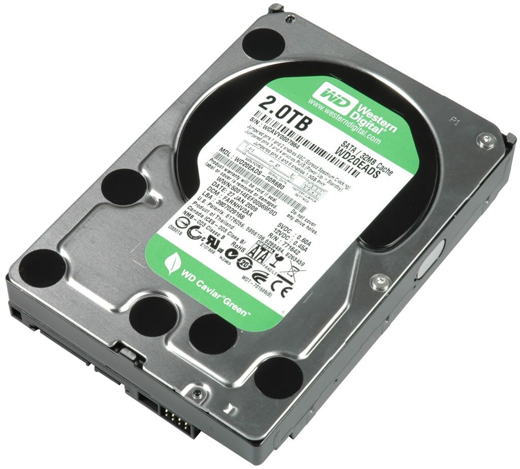 Western Digital Caviar Green WD20EADS (2 TB) - New Desktop Hard Drives ...