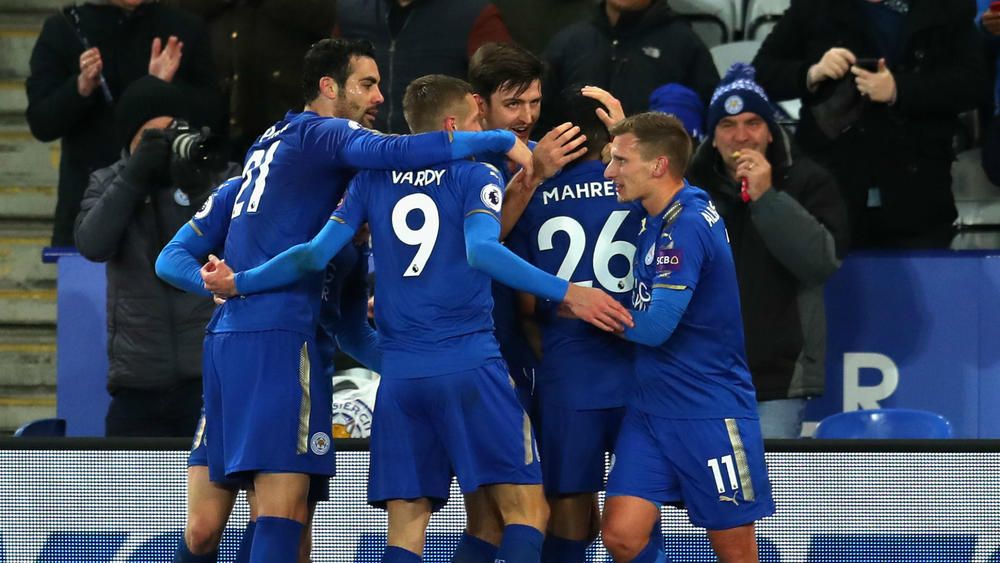 It's about time me and Mahrez both scored! - Vardy revels in Foxes ...