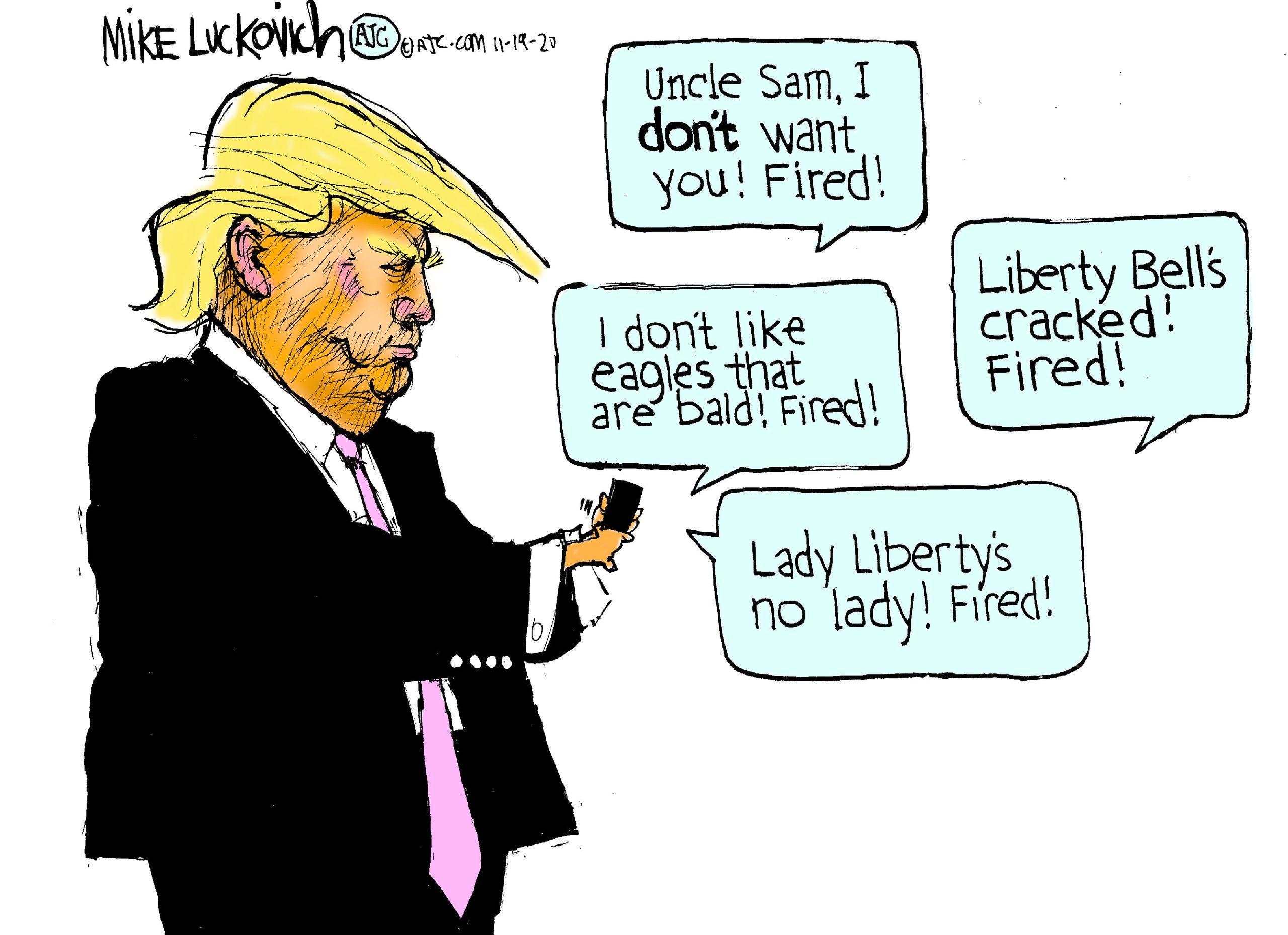 Political Cartoon U.S. Trump tweets election | The Week