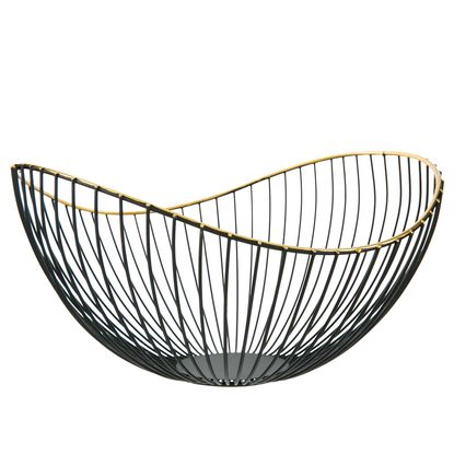 The Poundland black wire fruit bowl is a total steal and looks just ...