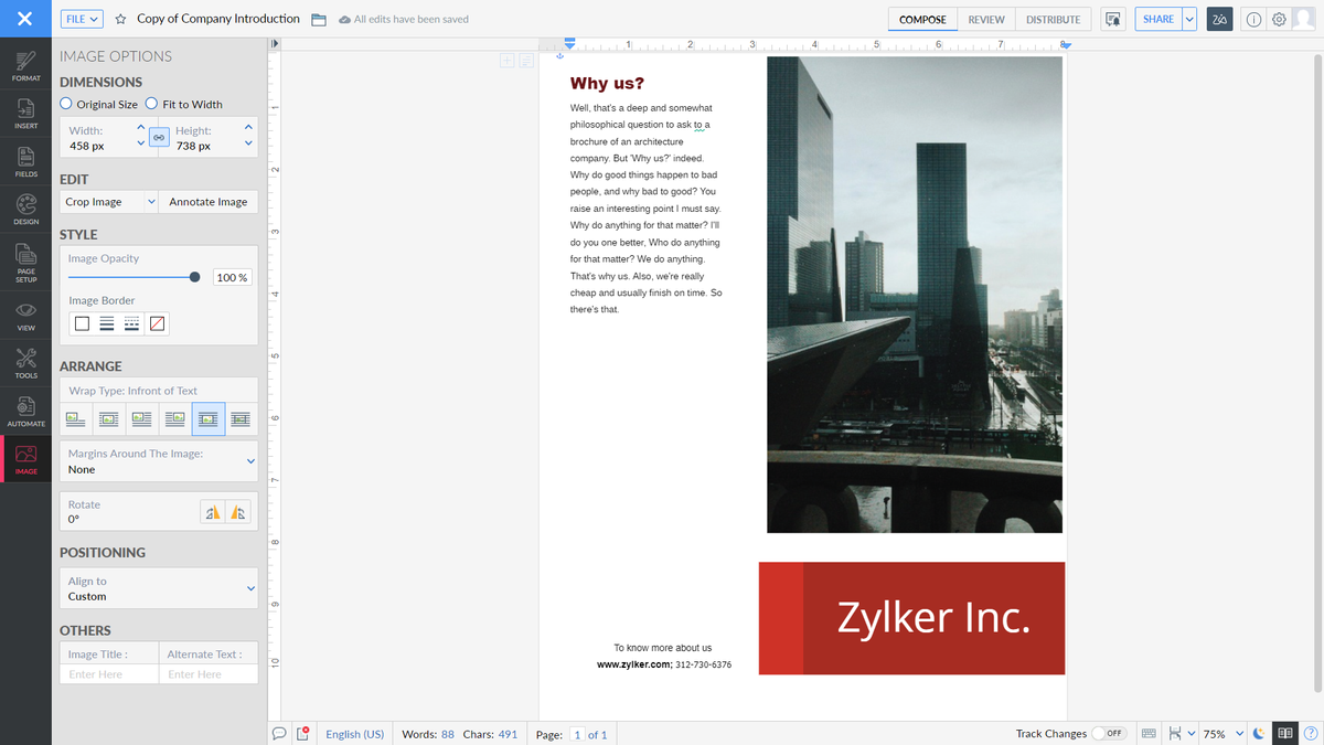 Zoho Writer review: A polished blend of Word and Google Docs | Laptop Mag