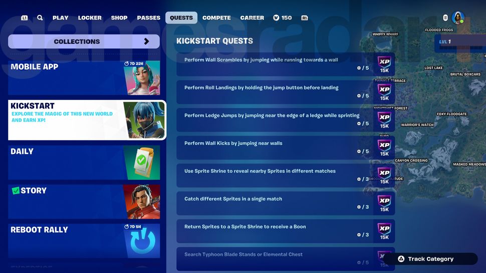 Fortnite Quests in Chapter 6 Season 1 | GamesRadar+