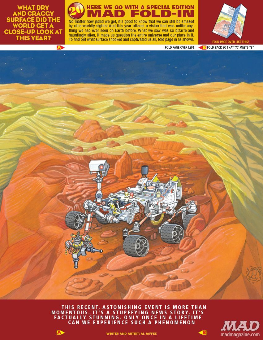Exclusive: Mars Rover Curiosity Featured in MAD Magazine | Space